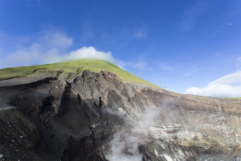 On the Top of Volcano in Manado Stock Image - Image of cloud, travel ...