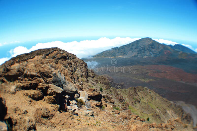 Top of the Volcano Top stock image. Image of beautiful - 43909213