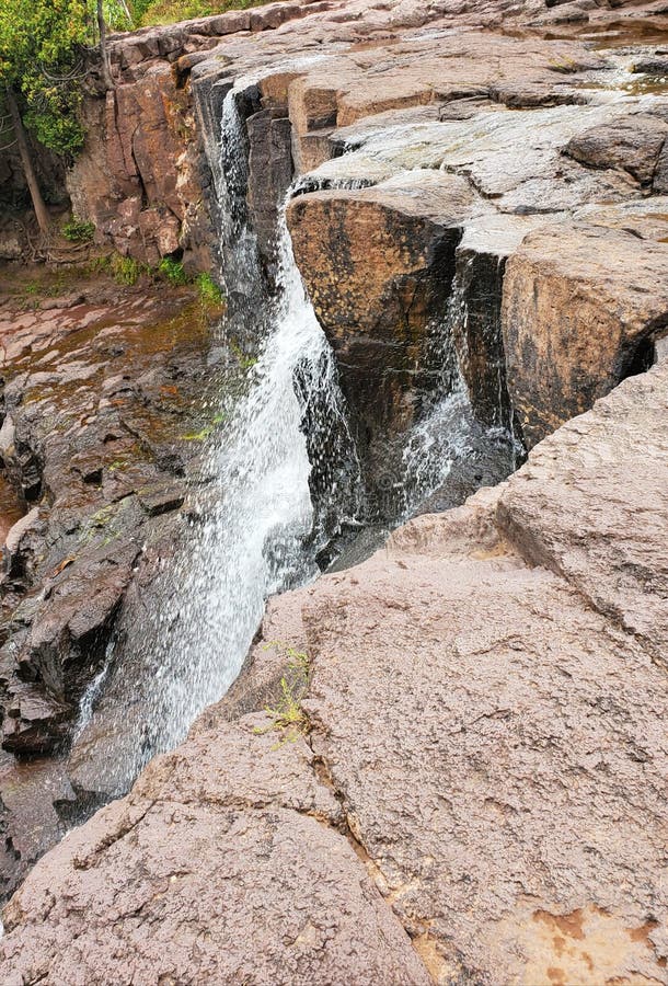 Top of the waterfall stock photo. Image of ascent, fall - 46143484