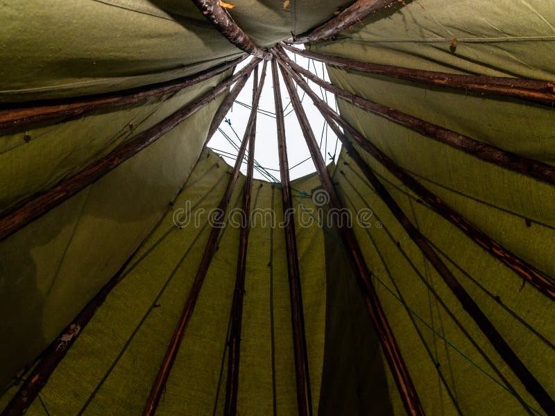 The top of the wigwam stock photo. Image of indian, indigenous - 173258810