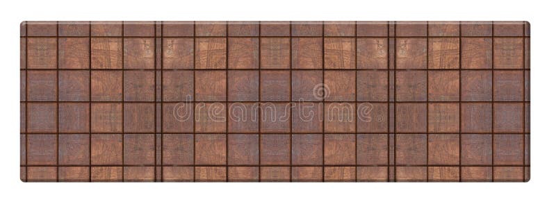 Top Wooden Long Table Isolated on White Background Stock Image - Image ...