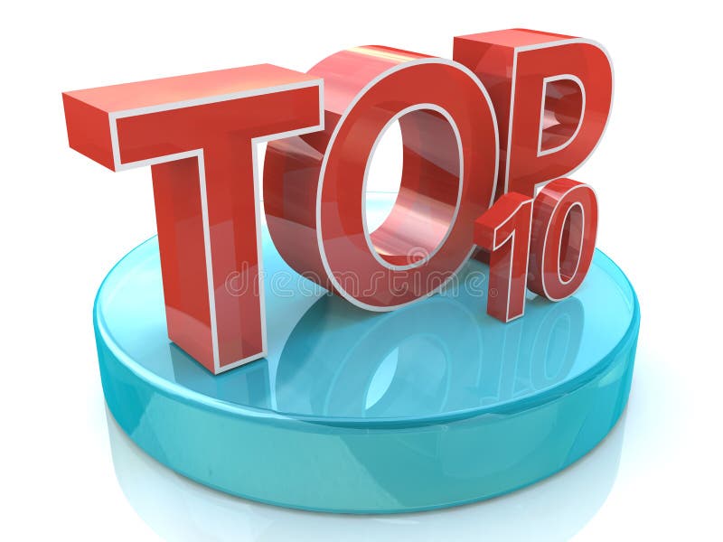 Top 10 stock illustration. Illustration of business, title - 12323270