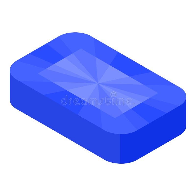 Topaz Gemstone Icon, Isometric Style Stock Vector - Illustration of ...