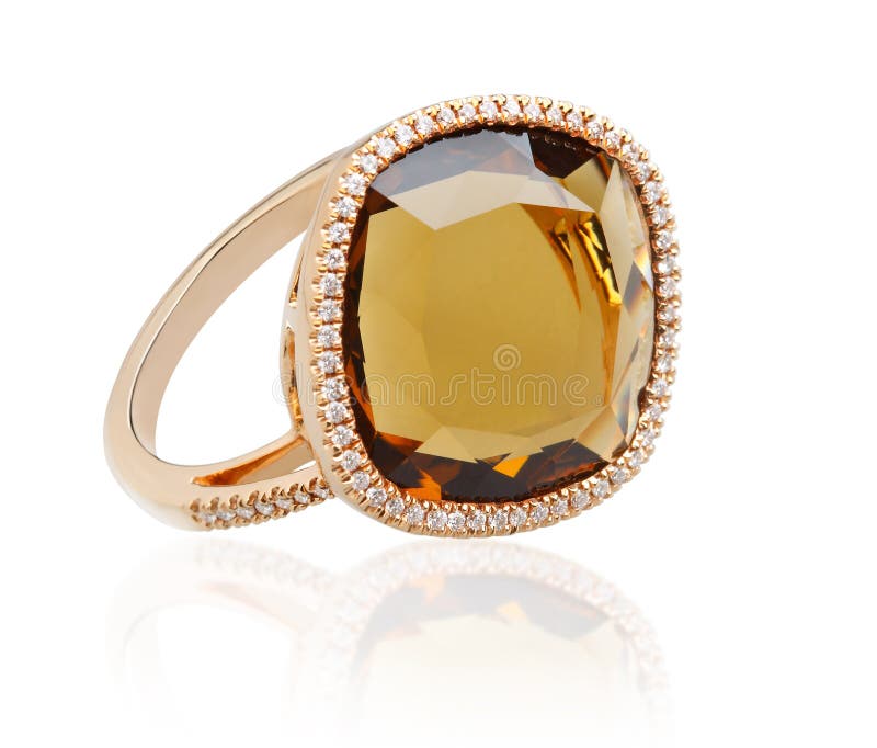 Topaz ring stock photo. Image of gemstone, romantic, clip - 25179442