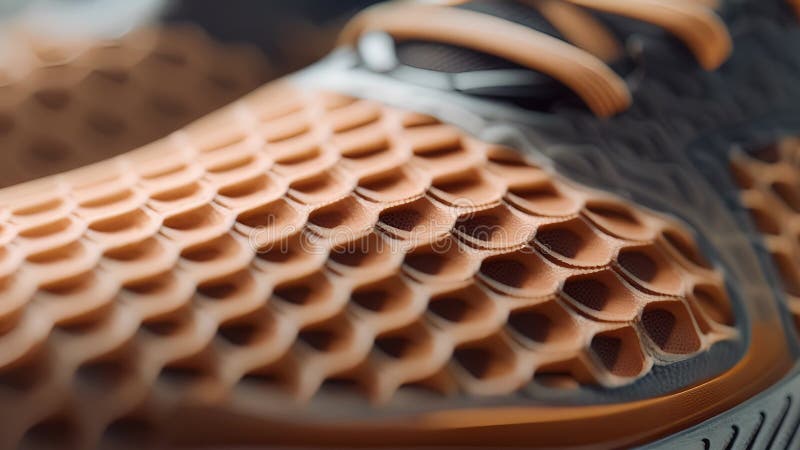 A Topdown View of a Complex Organic Structure with Interlocking Cells ...