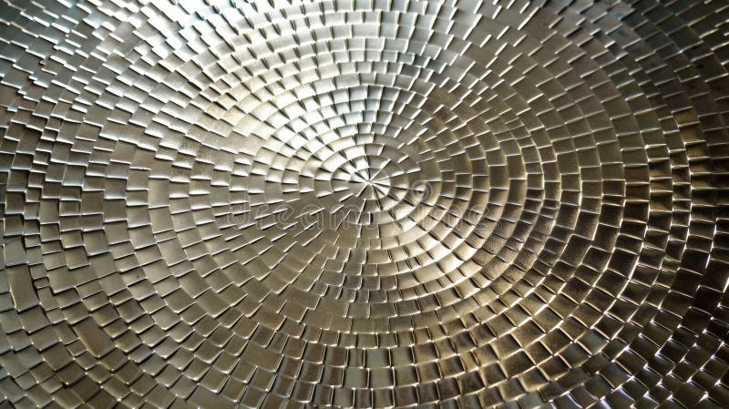 A Topdown View of a Large Flat Panel with a Metallic Surface. the Panel ...