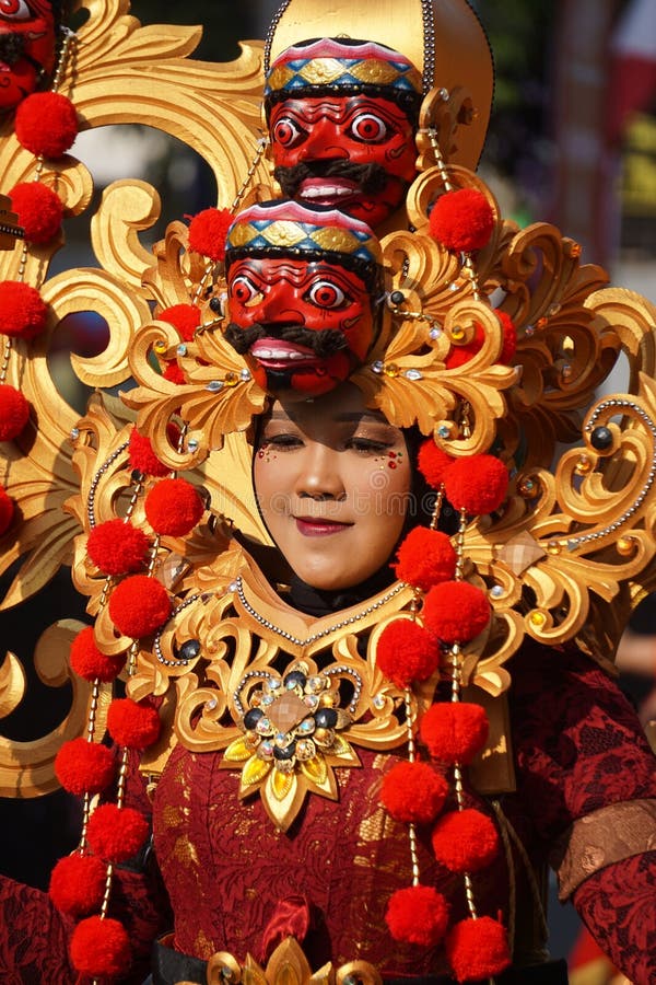 Topeng Dance or Beksan Topeng Dance from West Java. Editorial Stock ...