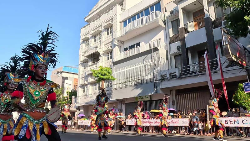 Topeng Ireng Dance from Central Java on the 3rd BEN Carnival Stock ...