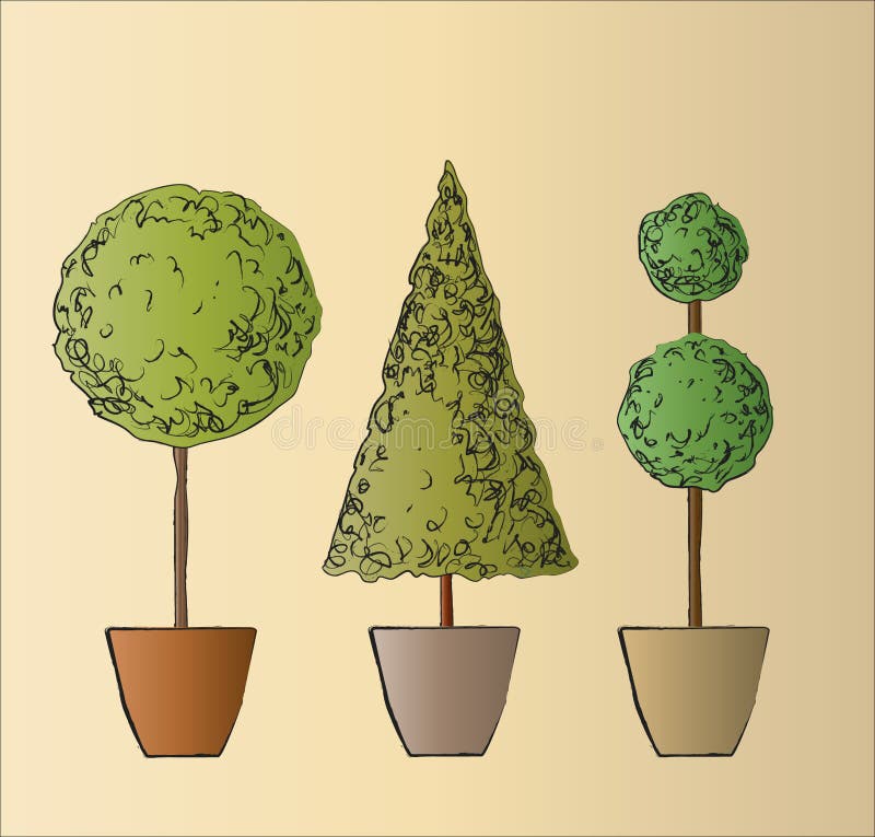 Topiary Stock Illustrations – 3,166 Topiary Stock Illustrations ...