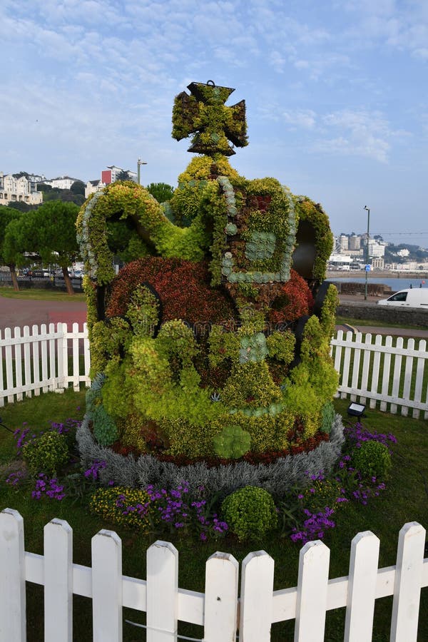 A Topiary Crown Celebrating the Coronation of King Charles III ...