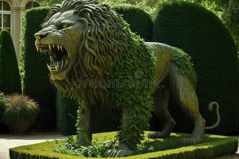 Animal Topiary Stock Illustrations – 59 Animal Topiary Stock ...
