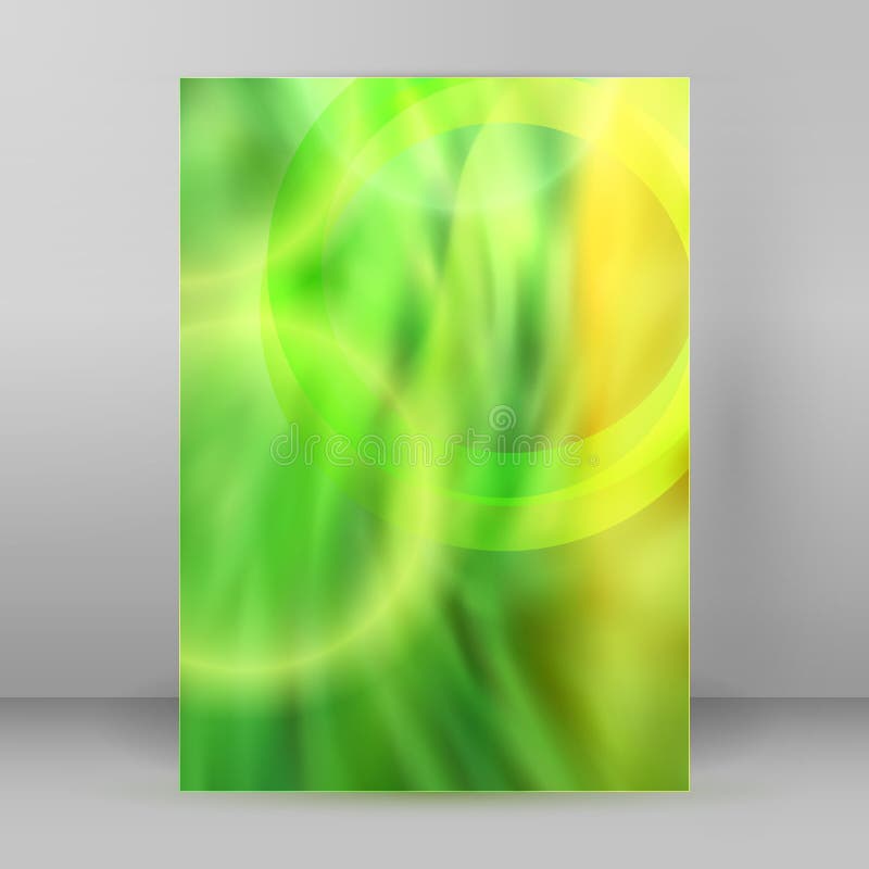 Topic Diffuse Light Cover Page A4 Brochure09 Stock Vector ...