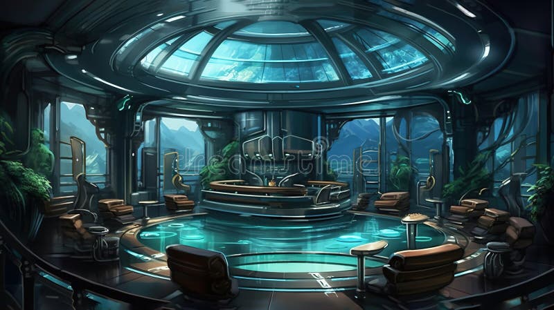 Creative Manipulation of Futuristic Illustration Stock Illustration ...