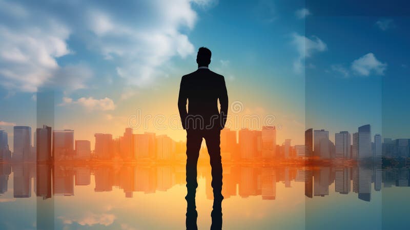 Creative Manipulation of Business Man Stock Illustration - Illustration ...