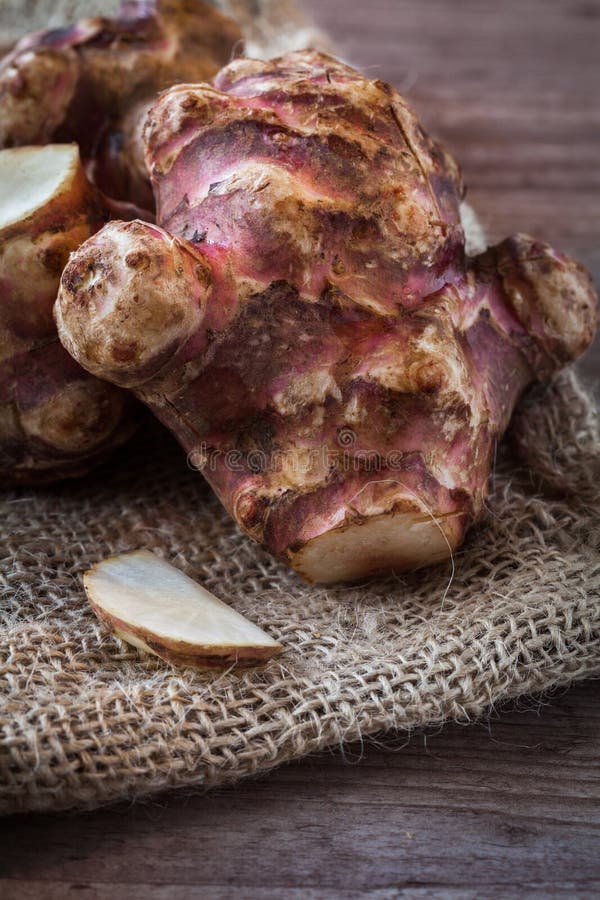 Topinambur stock image. Image of healthy, cuisine, tuber - 49290057