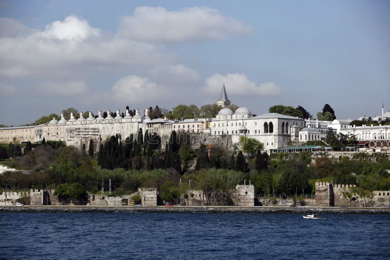 Topkapi Palace Istanbul stock photo. Image of tree, domes - 32865992