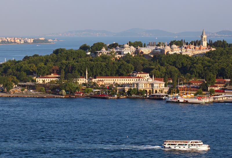 Topkapi Palace Istanbul stock photo. Image of tree, domes - 32865992