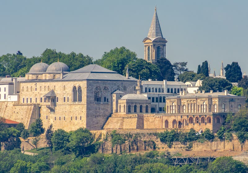 Topkapi Palace in Istanbul, Turkey Stock Illustration - Illustration of ...