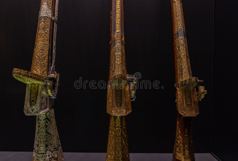 Topkapi Palace - Weapon and Armours - Rifles Editorial Stock Photo ...