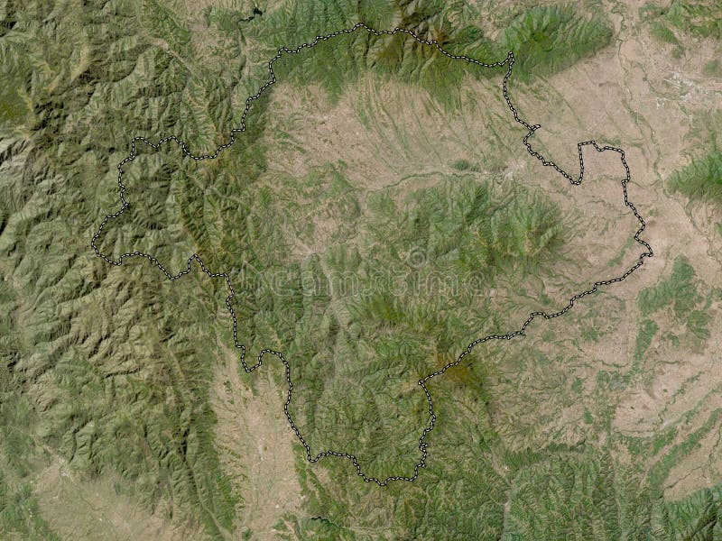 Toplicki, Serbia. Low-res Satellite. No Legend Stock Illustration ...