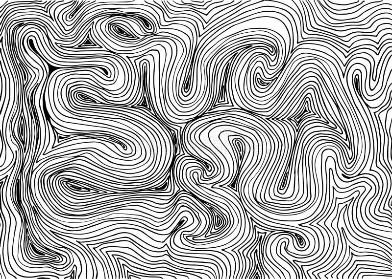 Topographic Abstraction Background Concept . Lines Art Contour Shape ...