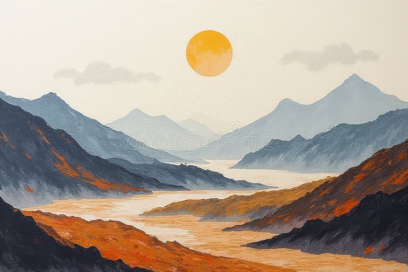 Exploring Shape and Land Forms Stock Illustration - Illustration of ...