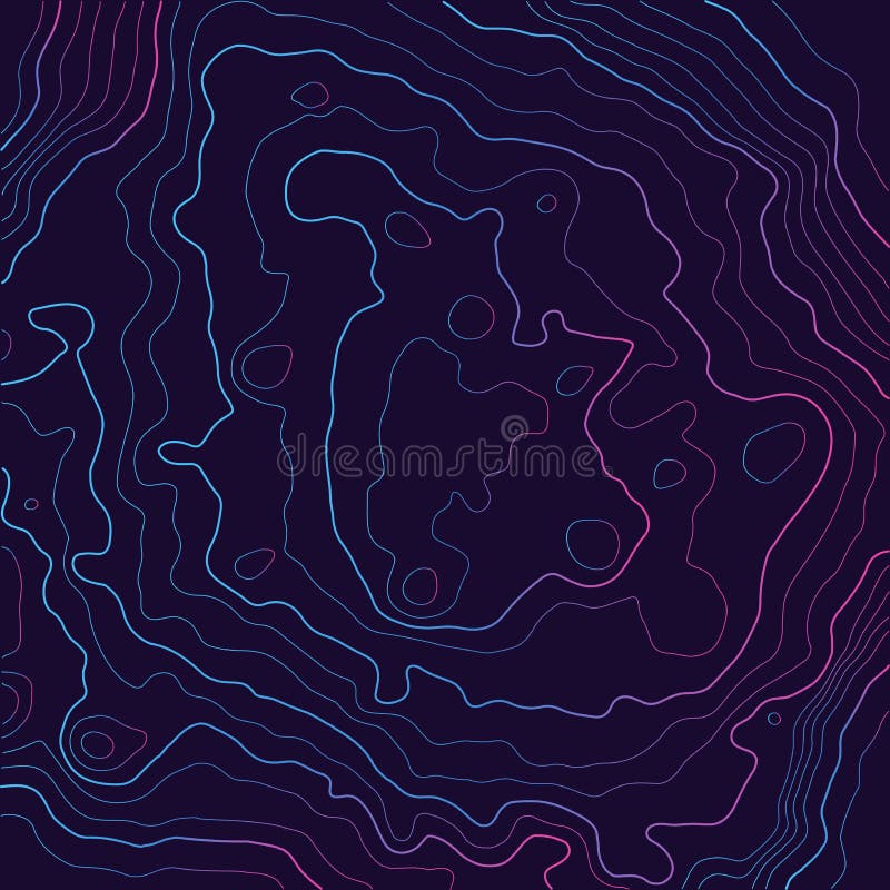 Topographic Map Background. Grid Map. Abstract Vector Illustration ...