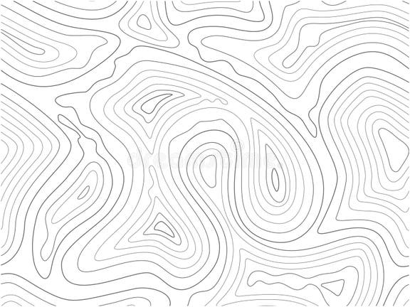 Topographic Contour Lines Map Seamless Pattern Stock Illustration ...