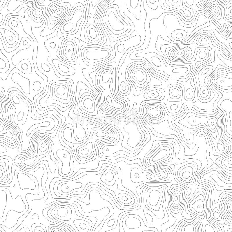 Topographic Contour Map. Vector Cartography Illustration Stock ...