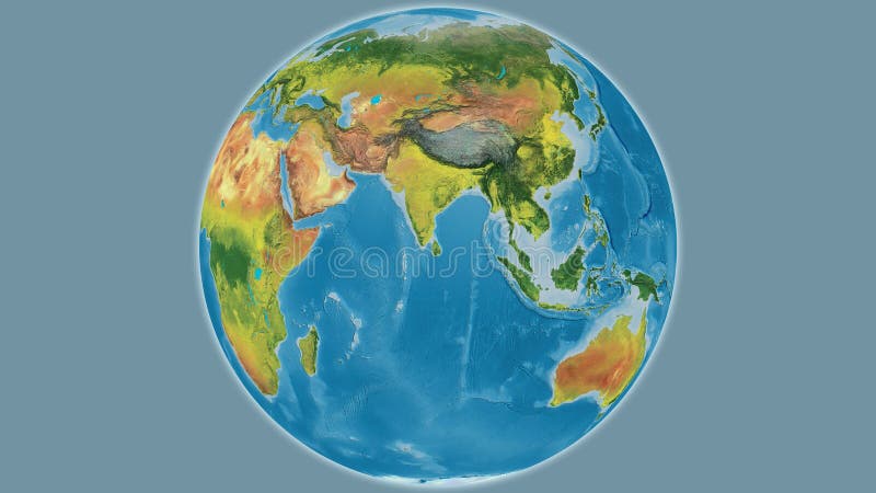 Sri Lanka Topographic Map 3d Realistic Map Color 3d Illustration Stock ...