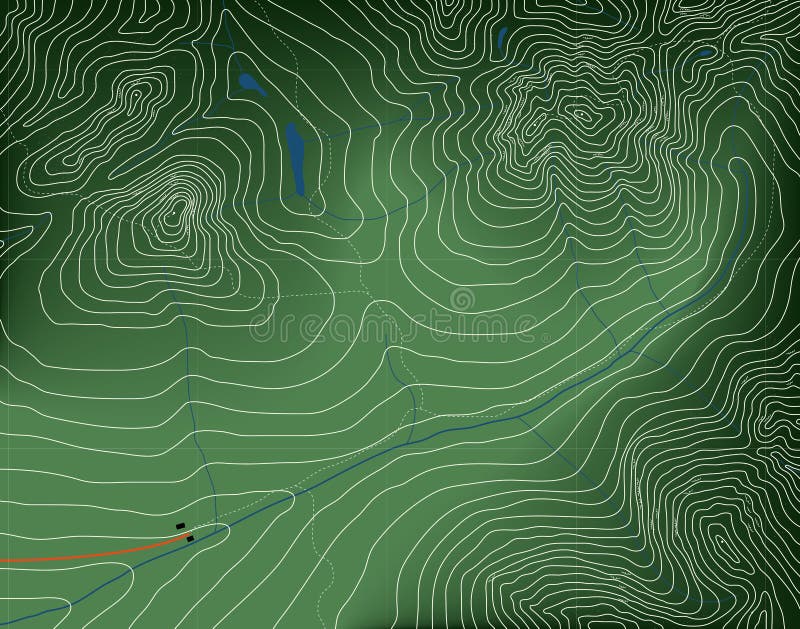 Topographic map stock vector. Illustration of direction - 9199340