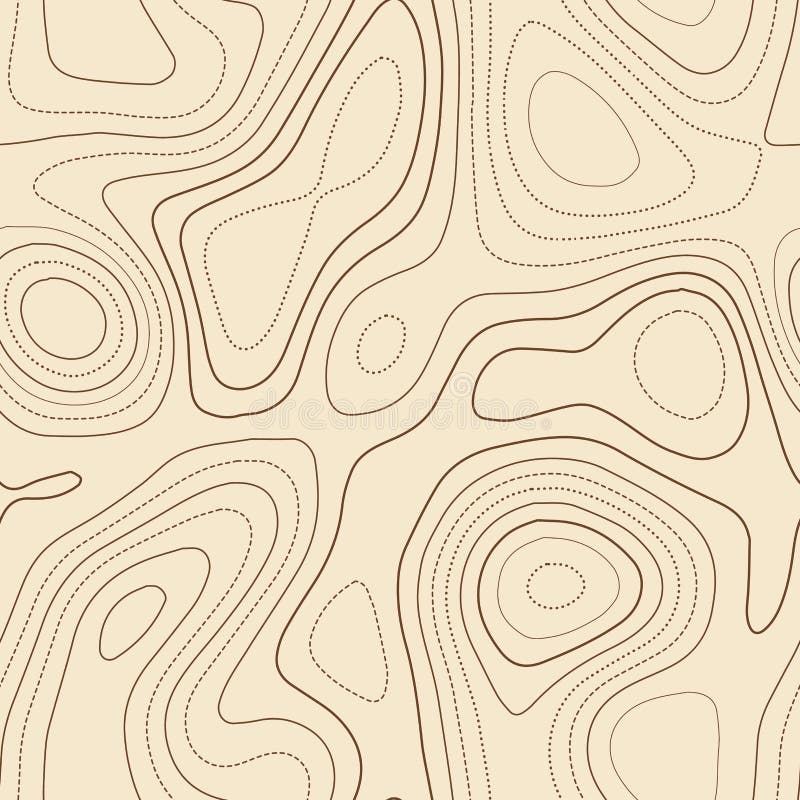 Topographic Map of Treasure Island Stock Vector - Illustration of ...