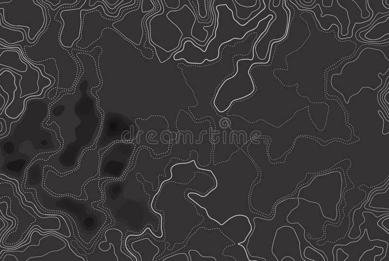 Topographic Map Background, Abstract Lines, Contour Background ...
