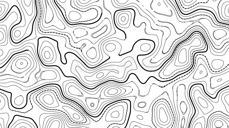 Topographic Map Background. Terrain Height Map Generation. Grid Map ...