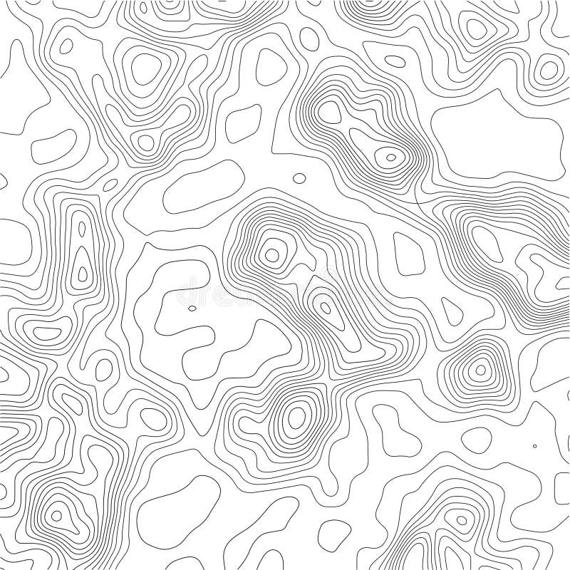 Topographic Map Background. Abstract Vector Illustration. Vector. Stock ...