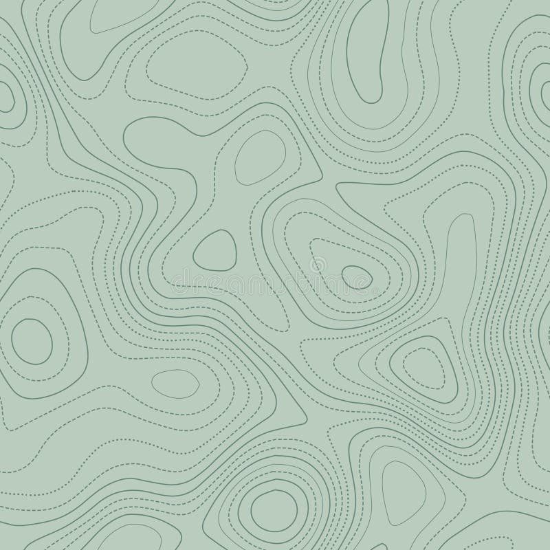 Topographic Map of Treasure Island Stock Illustration - Illustration of ...