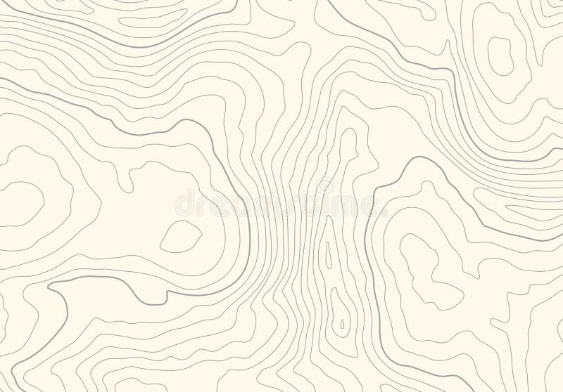 Topographic Map Background with Altitude Lines. Abstract Terrain ...