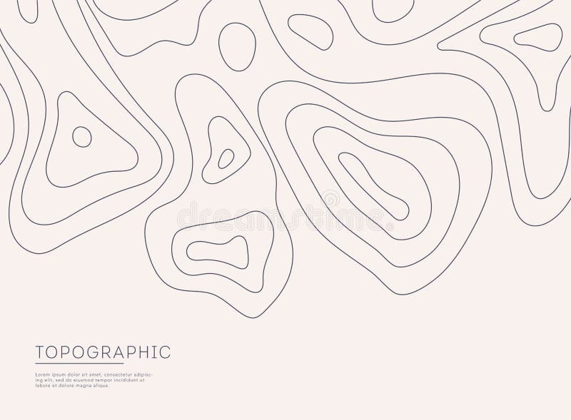 Topographic Map Background Concept with Space for Your Text ...