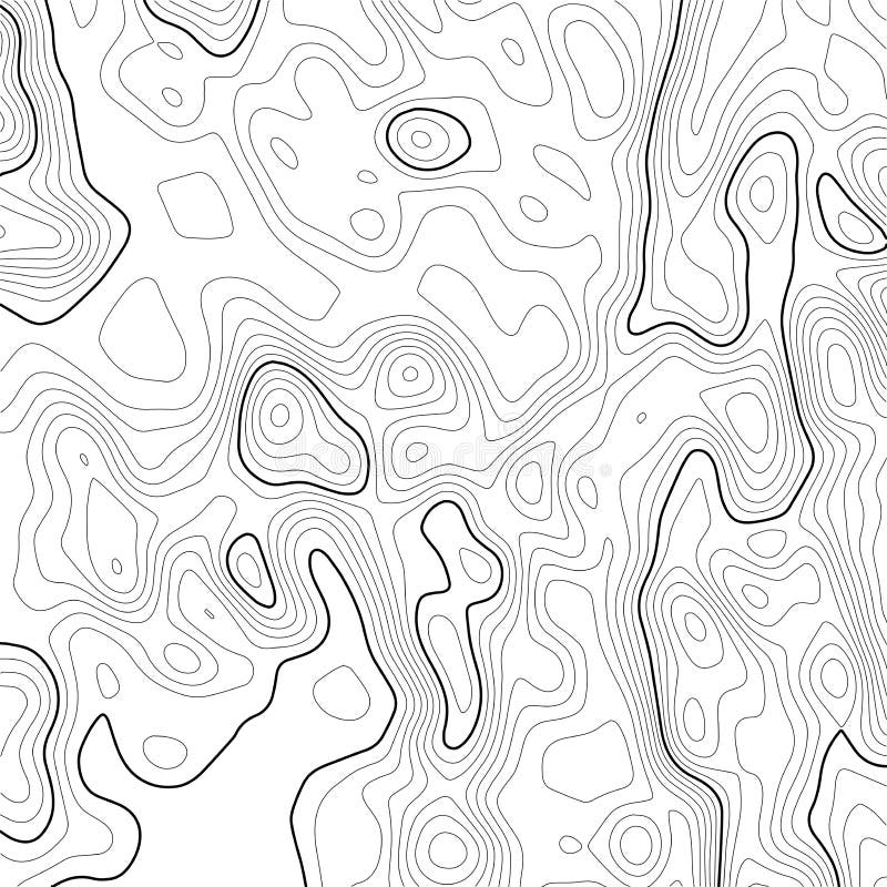 Topographic Map Background. Grid Map. Contour. Vector Illustration ...