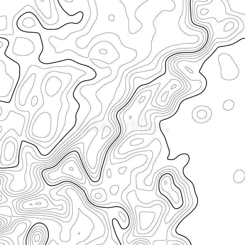 Topographic Map Background. Grid Map. Contour. Vector Illustration ...