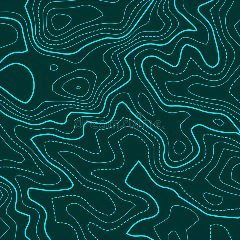 Topographic Map Background. Generating a Terrain Elevation Map. Grid ...