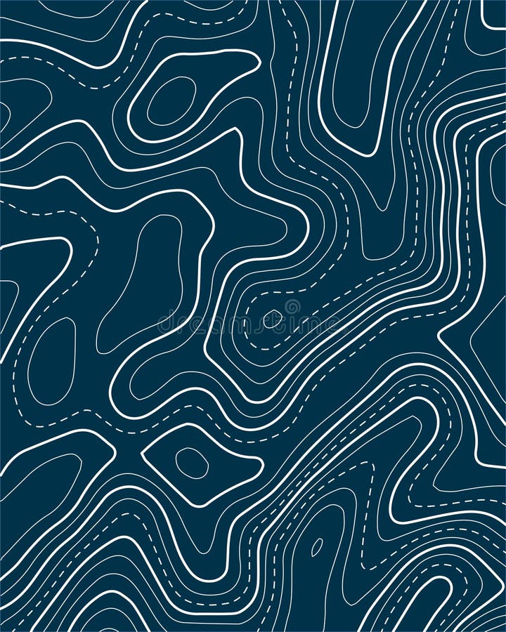 Topographic Map Background. Generating a Terrain Elevation Map. Grid ...