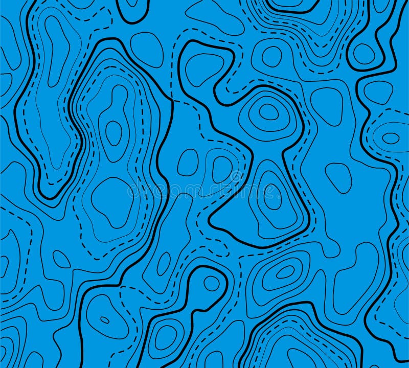 Topographic Map Background. Generating a Terrain Elevation Map. Grid ...