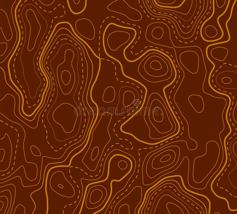 Topographic Map Background. Generating a Terrain Elevation Map. Grid ...