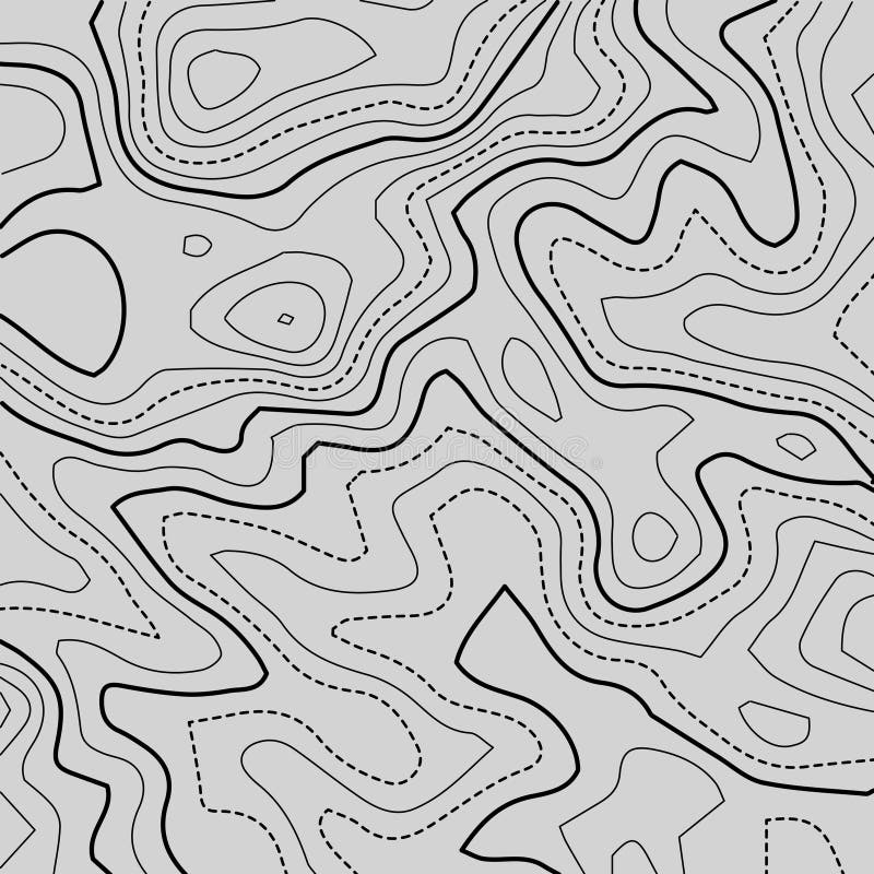 Topographic Map Background. Generating a Terrain Elevation Map. Grid ...