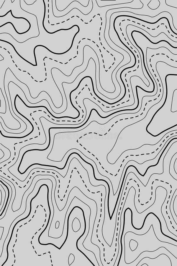 Topographic Map Background. Generating a Terrain Elevation Map. Grid ...
