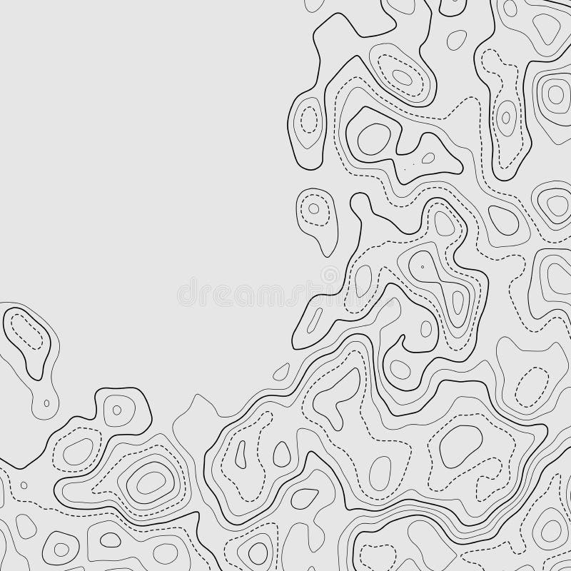 Topographic Map Background. Geographic Grid. Vector Image Stock Vector ...