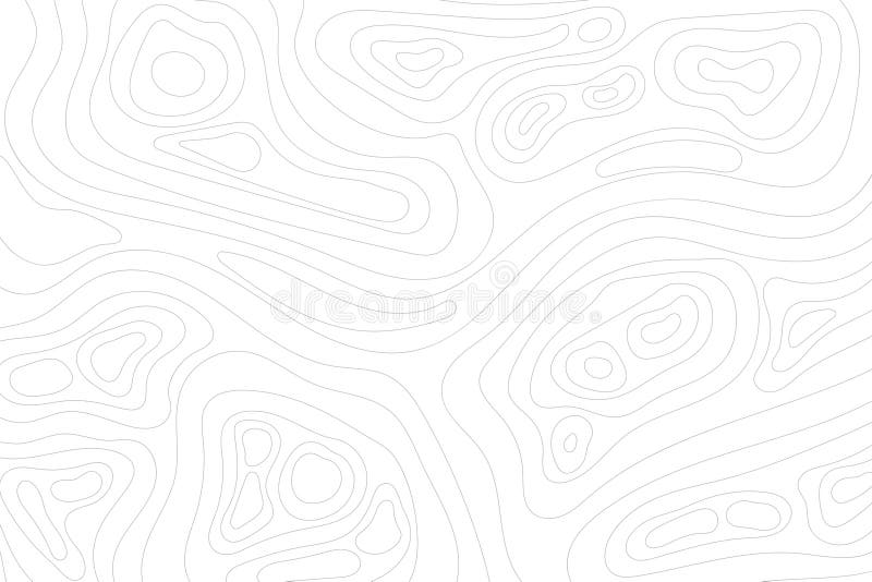 Topographic Map Background. Geographic Line Map with Elevation ...