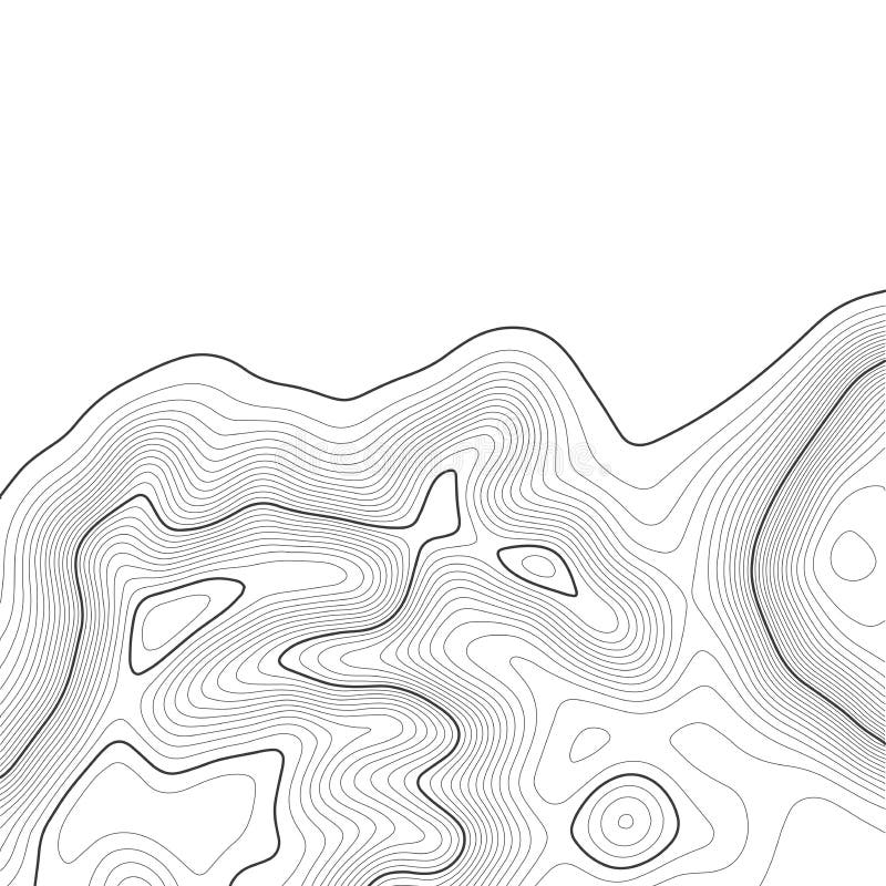 Topographic Map Background. Grid Map. Contour. Vector Illustration ...