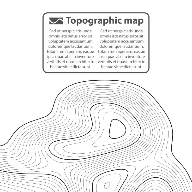 Topographic Map Background. Grid Map. Contour. Vector Illustration ...